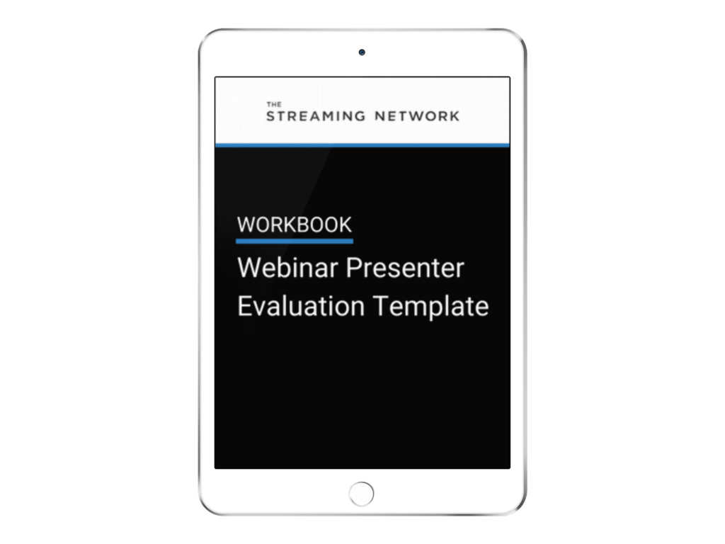 Webinar Presenter Evaluation Tool | Webinar Software and Virtual ...